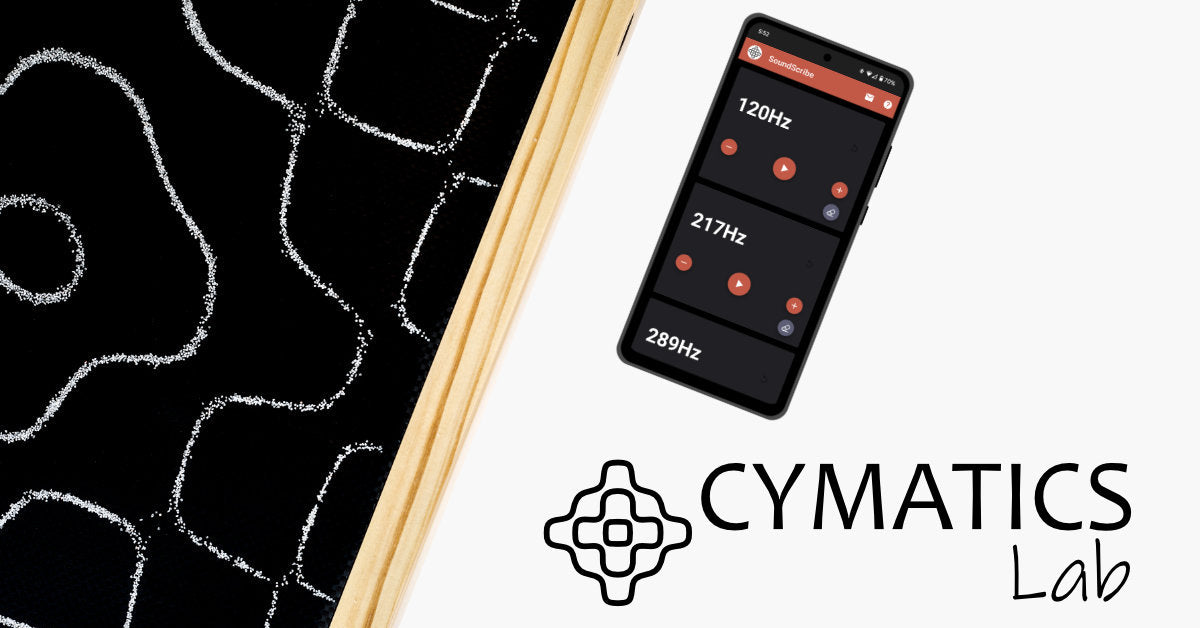Cymatics Lab - Handmade Chladni plate kits for Cymatics study and fun.